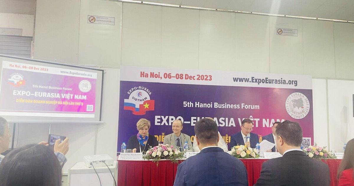 Triển lãm Công nghiệp quốc tế lần thứ 5 "EXPO - Nga Việt Nam 2023" và diễn đàn doanh nghiệp Hà Nội